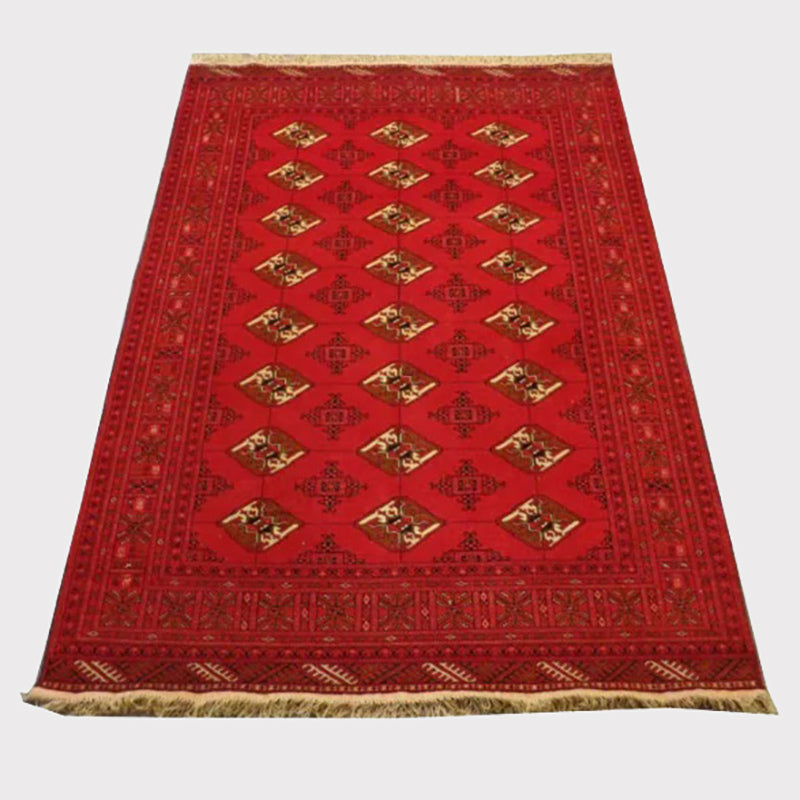 Traditional Turkmen Handmade Yamut Rug – Vintarust