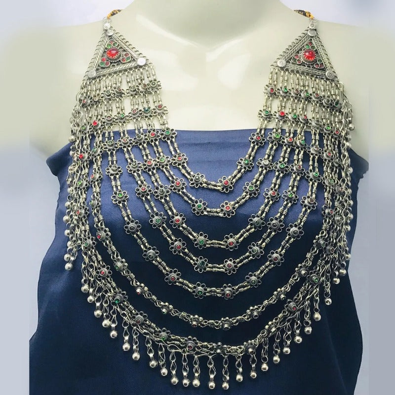Handmade Boho Multilayers Bib Necklace – Vintarust