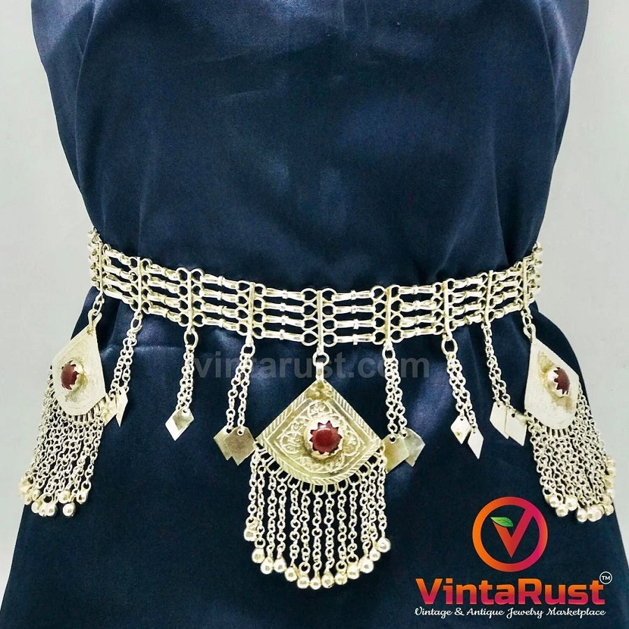 Tribal Boho Chain Kuchi Belly Dance Belt – Vintarust